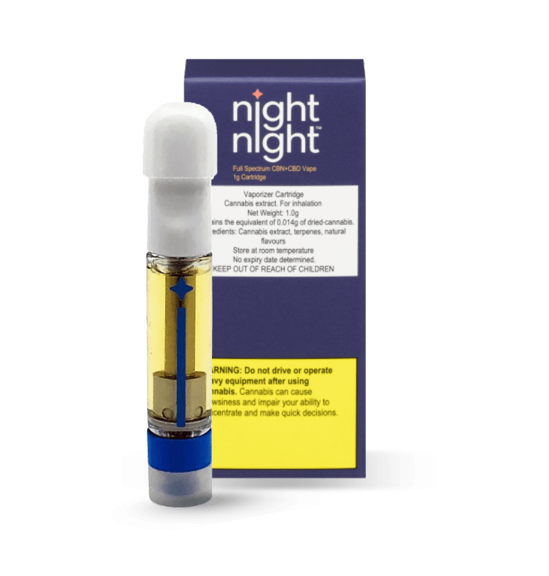 NightNight Full Spectrum CBN+CBD 510 Vape Cartridge - 1g | Oceanic Releaf