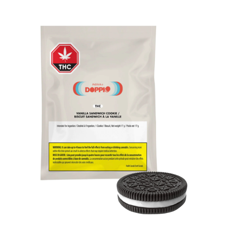 Indiva Doppio Vanilla Sandwich Cookie - 1pc | Oceanic Releaf